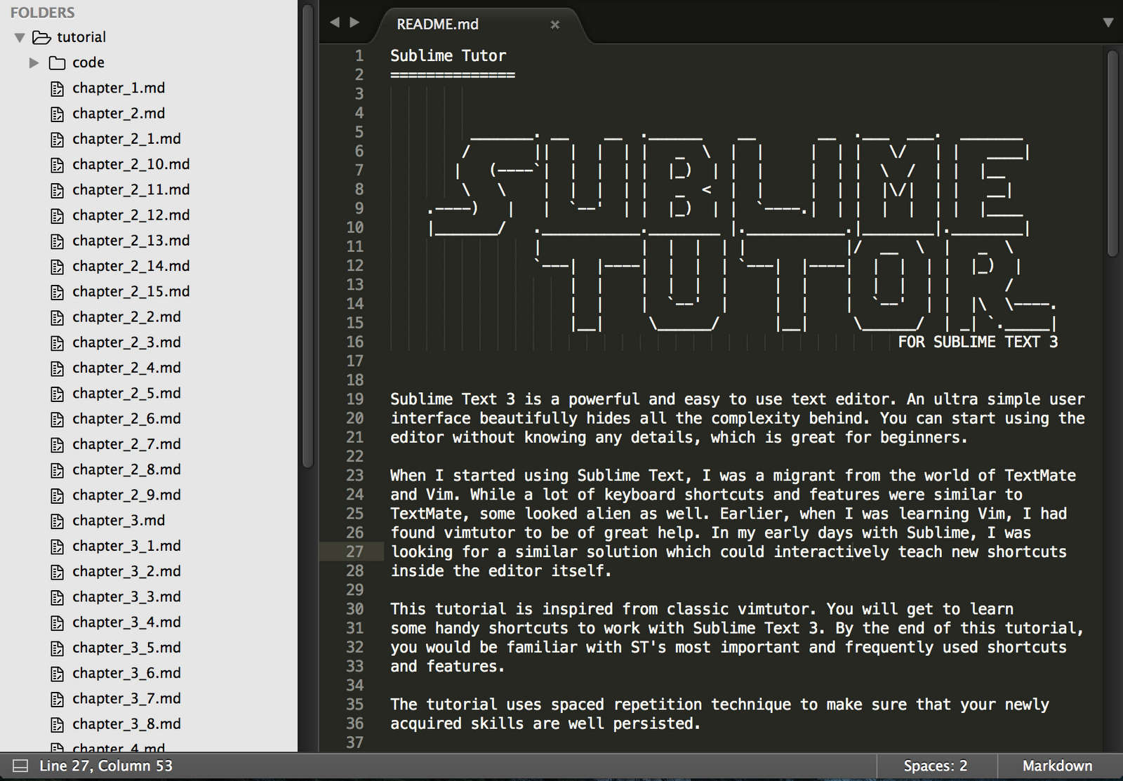 Sublime Tutor An Interactive In editor Keyboard Shortcuts Tutorial 
